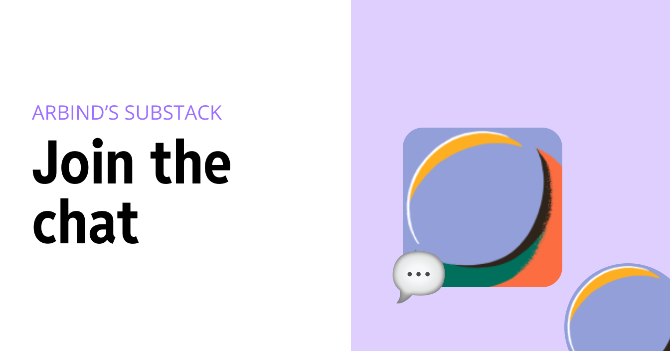 Arbind’s Substack chat