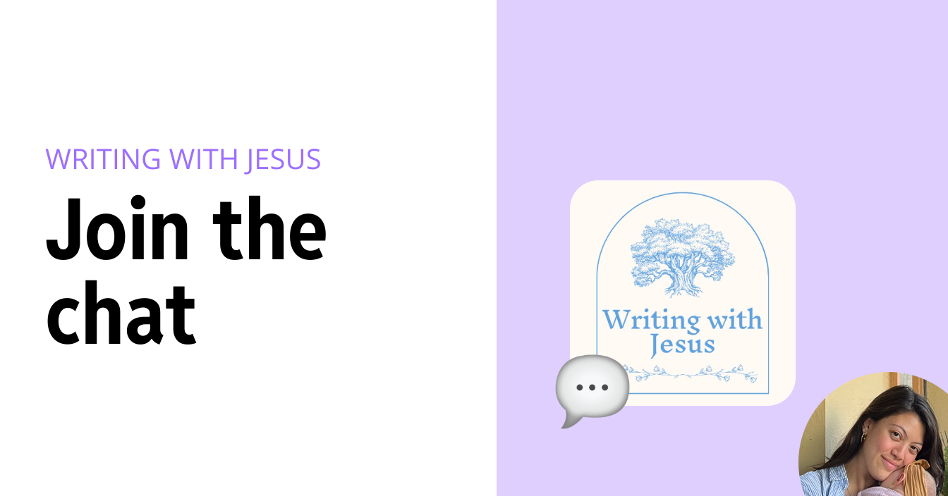Writing with Jesus chat