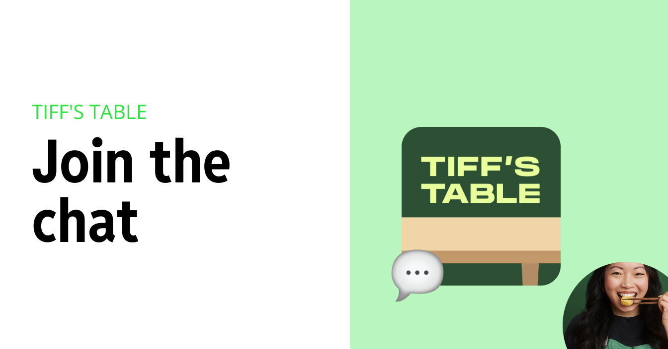 Tiff's Table chat