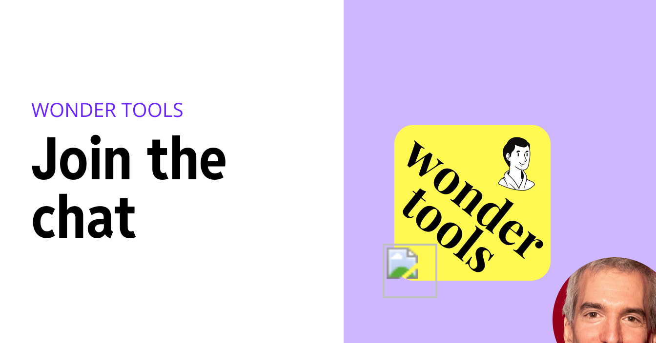 Wonder Tools chat