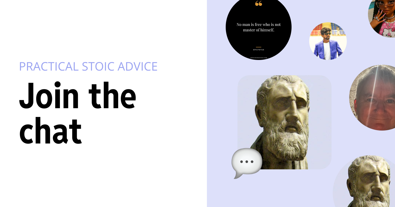 Practical Stoic Advice chat