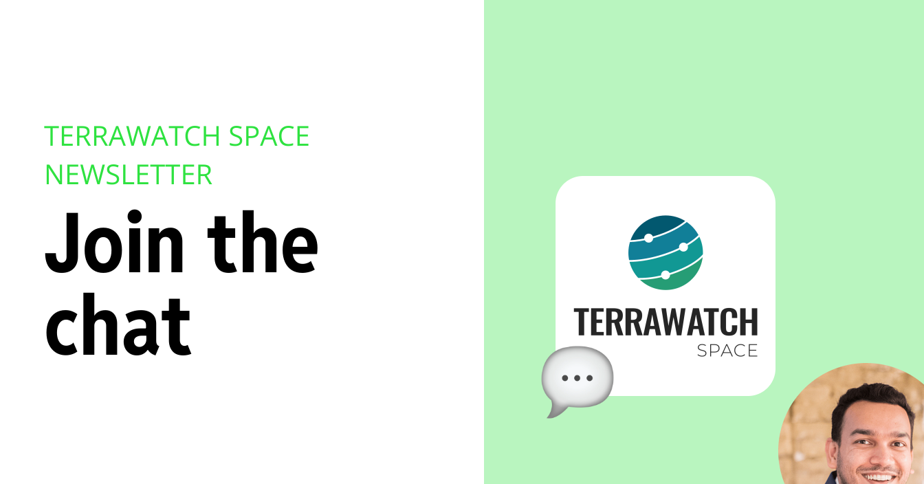 TerraWatch Space Newsletter chat