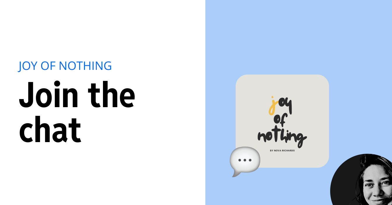 joy of nothing chat