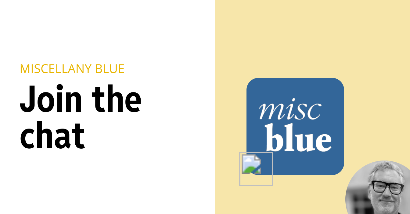 Miscellany Blue chat