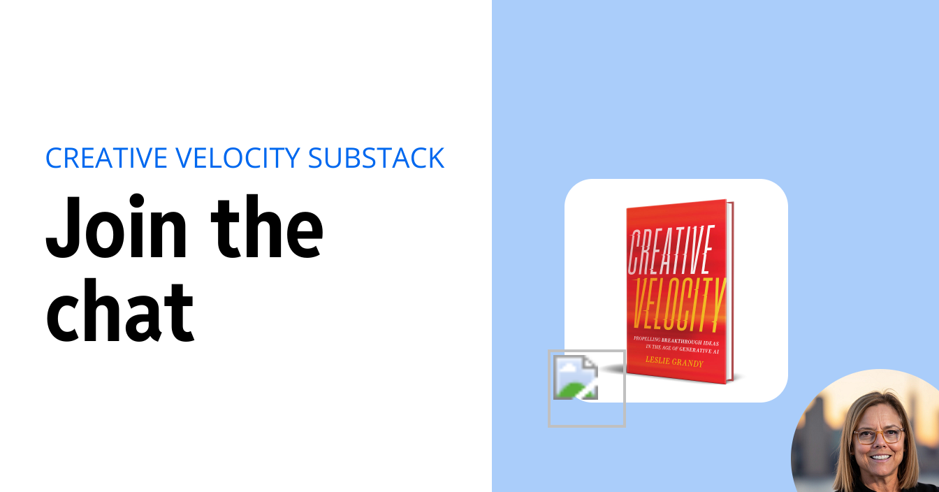 Creative Velocity Substack chat
