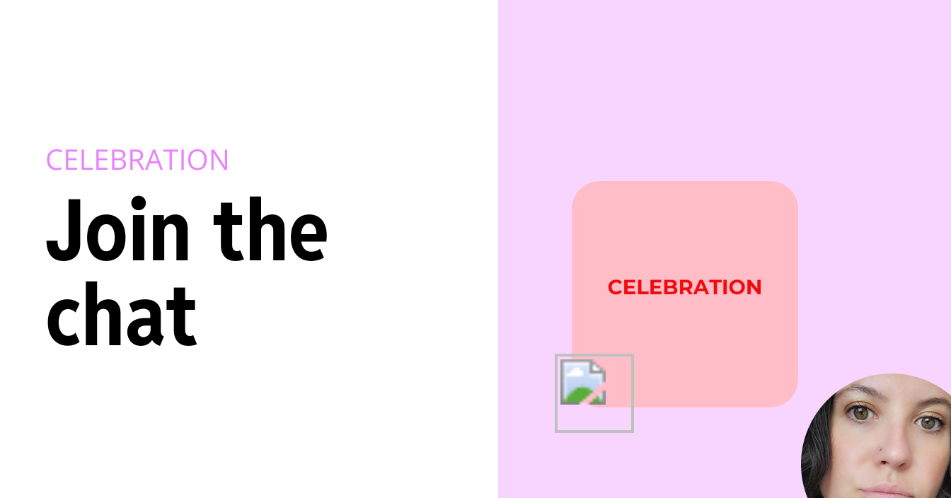 Celebration chat