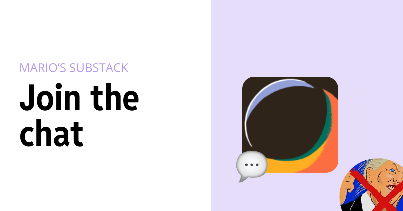 Mario’s Substack chat
