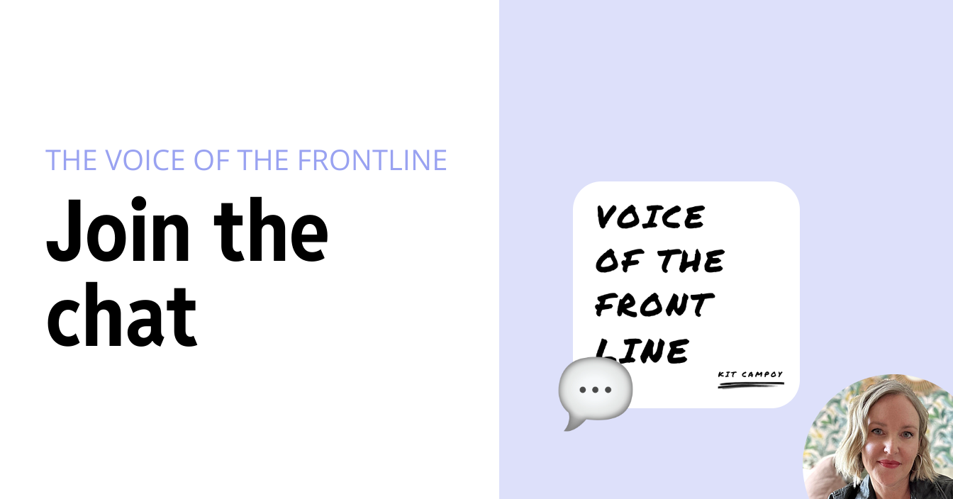The Voice of the Frontline chat