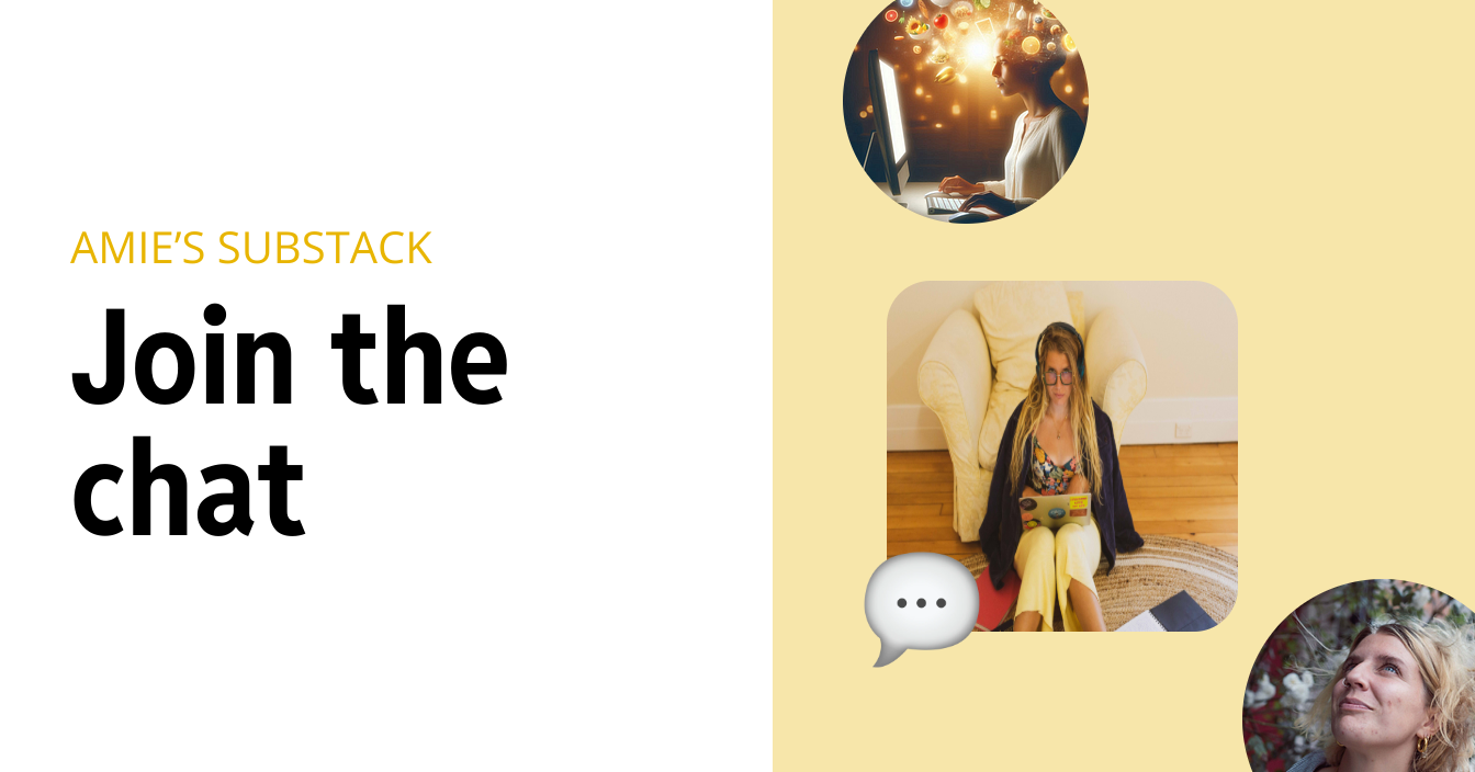 Amie’s Substack chat