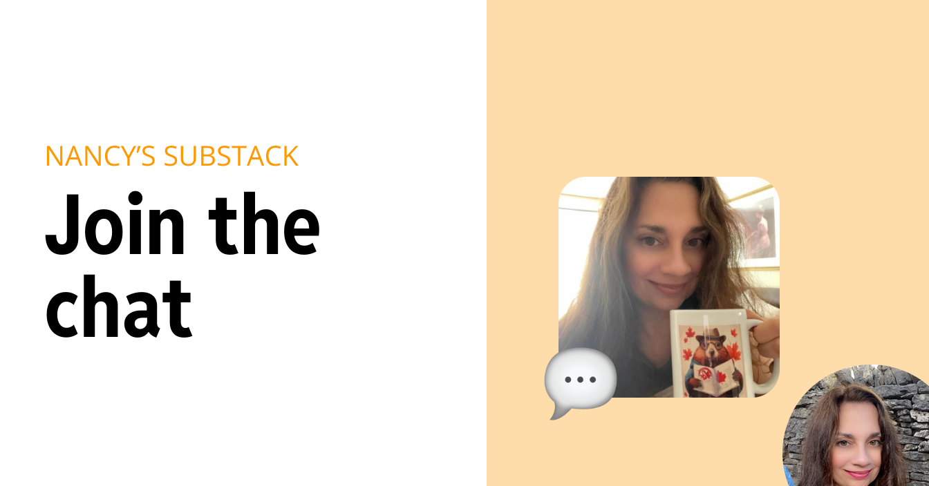 Nancy’s Substack chat