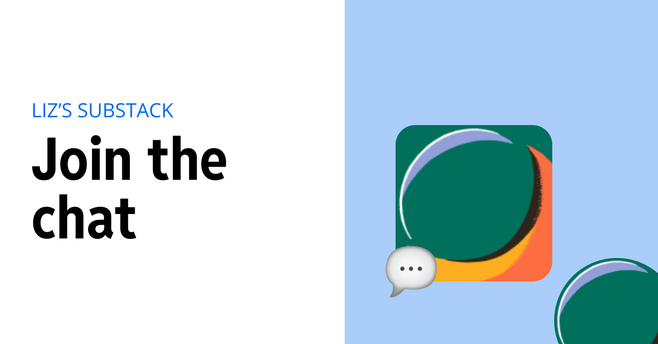 Liz’s Substack chat