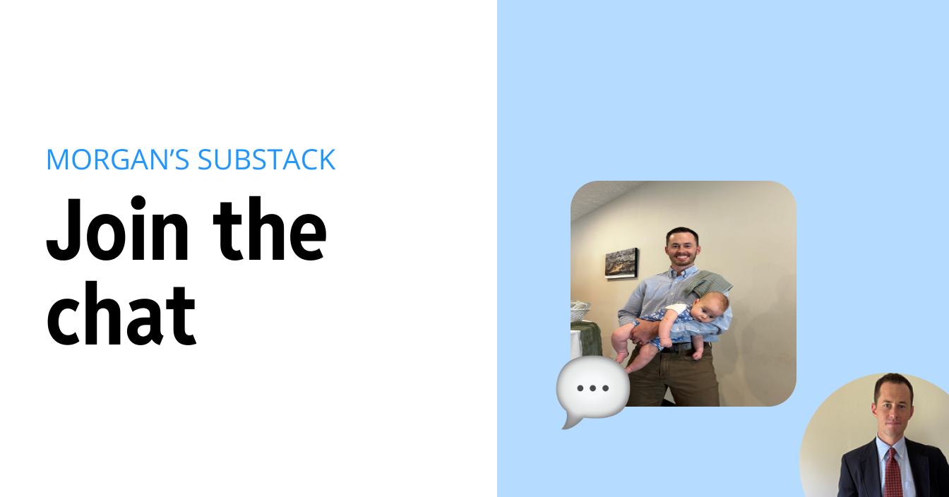Morgan’s Substack chat