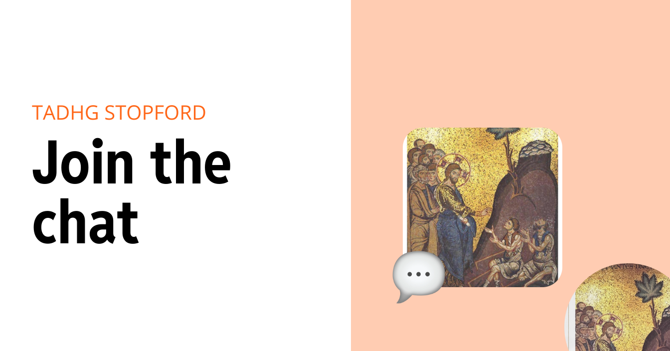 Tadhg Stopford chat