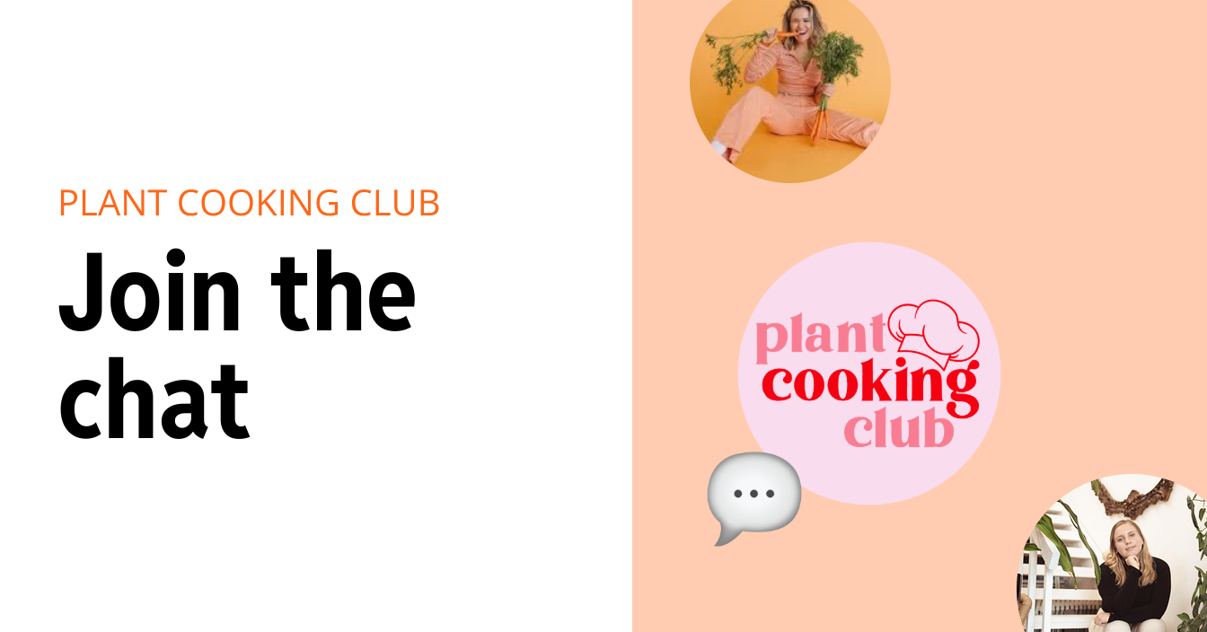 Plant Cooking Club chat