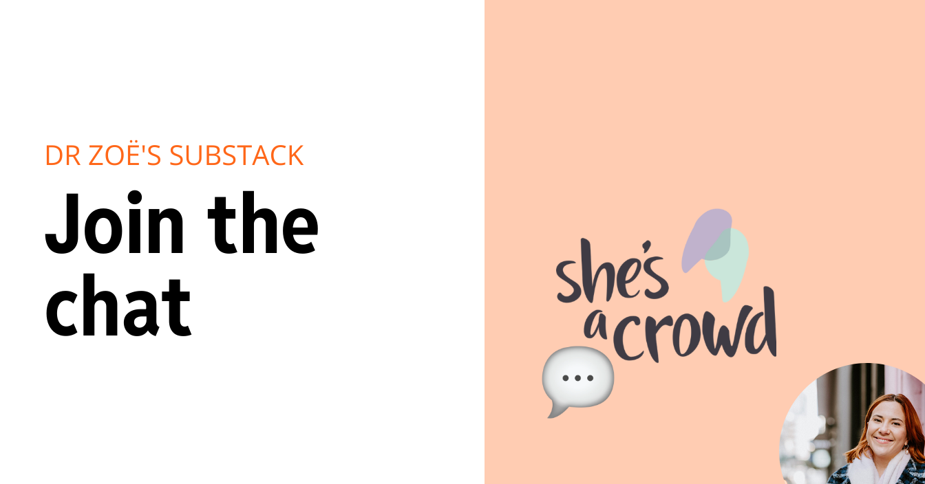 Dr Zoë's Substack chat