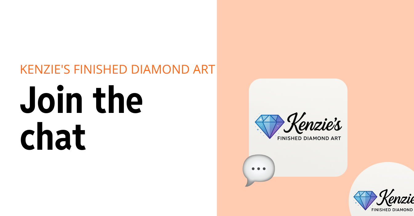 Kenzie's Finished Diamond Art chat