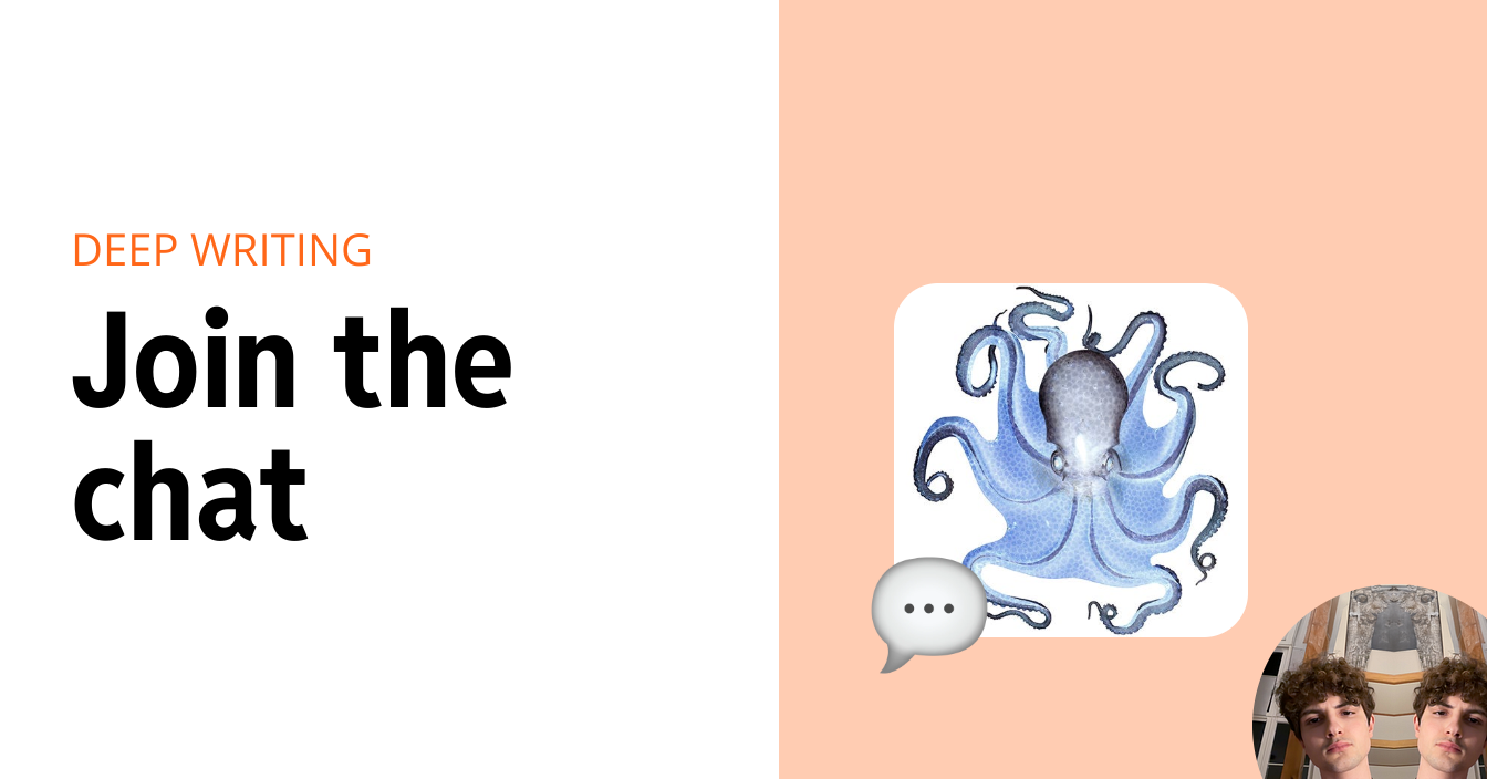 WRITING + DIRECTING chat