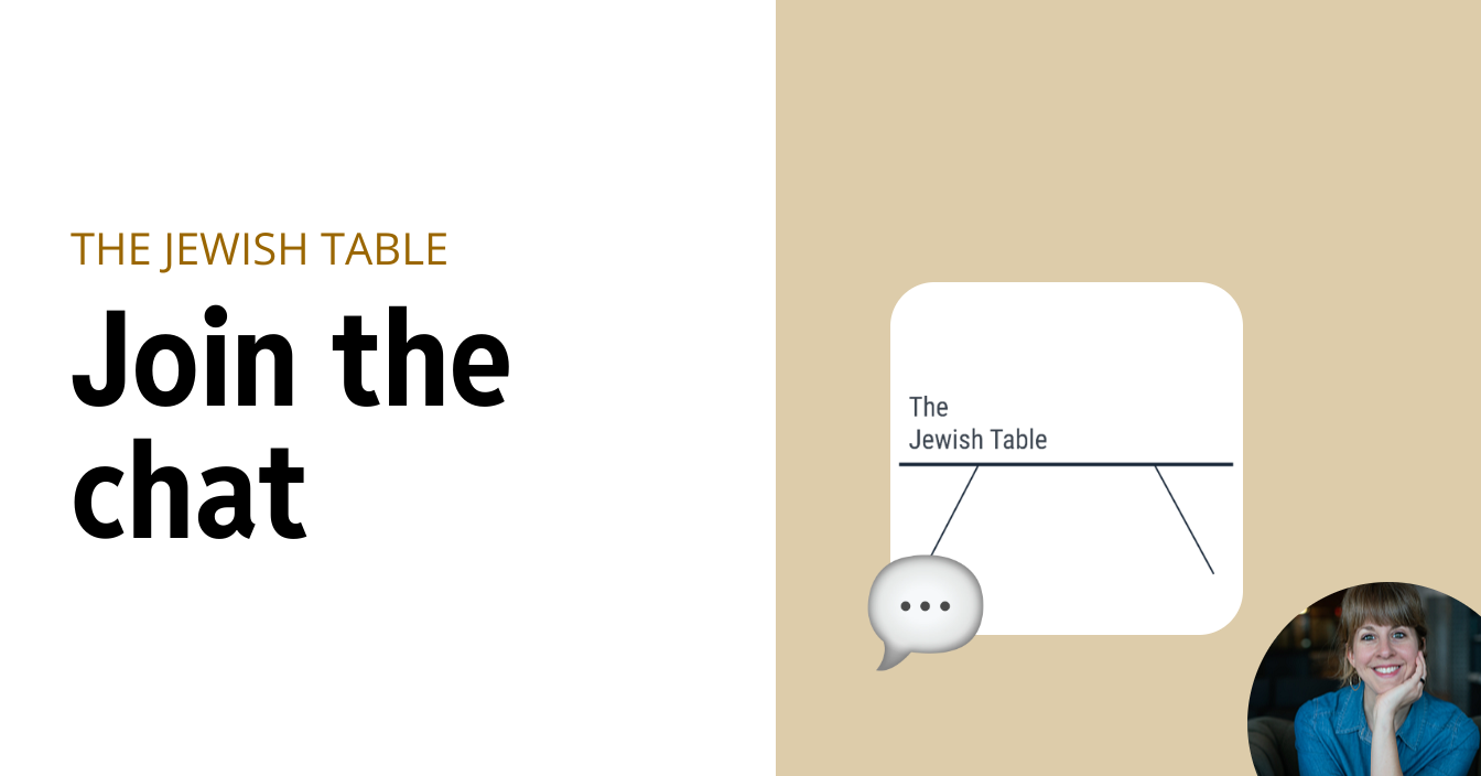The Jewish Table chat