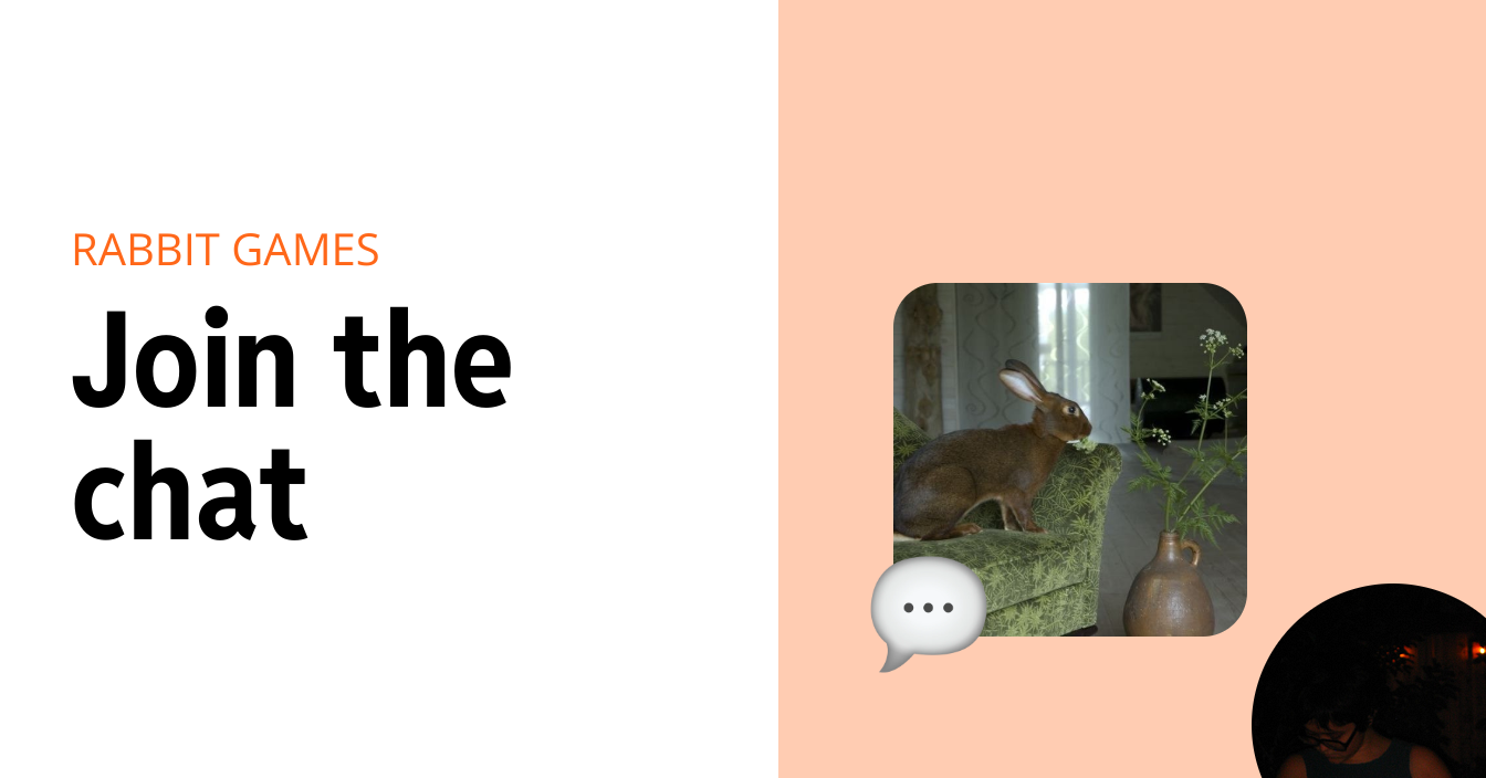 rabbit games chat