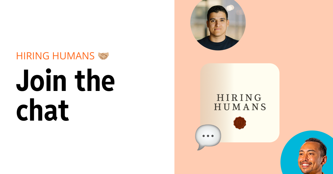 Hiring Humans 🤝🏼 chat