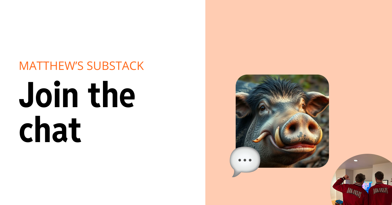 Matthew’s Substack chat
