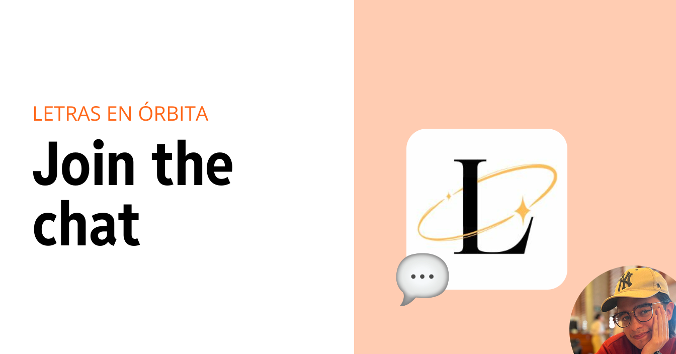Letras en órbita chat