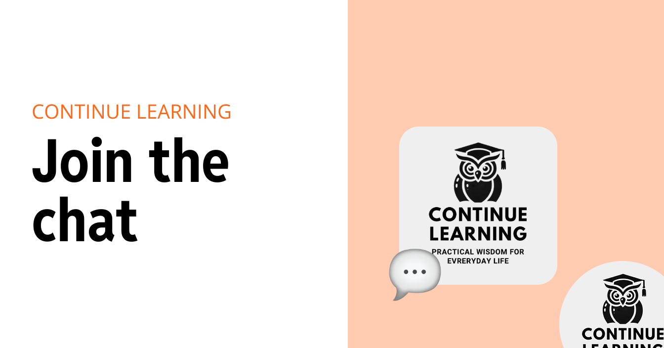 Continue Learning chat