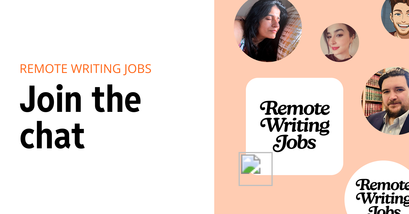 Remote Writing Jobs chat