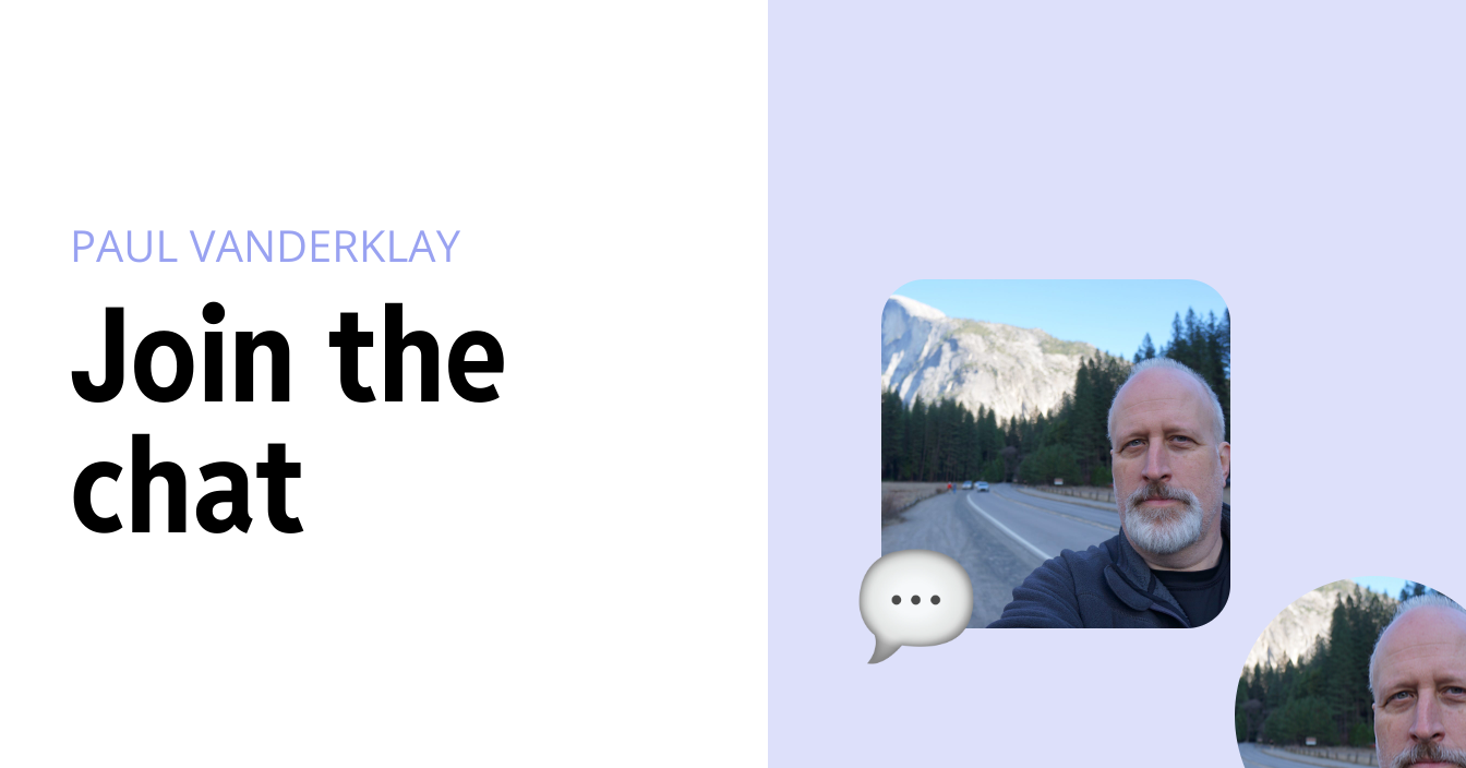 Paul VanderKlay chat