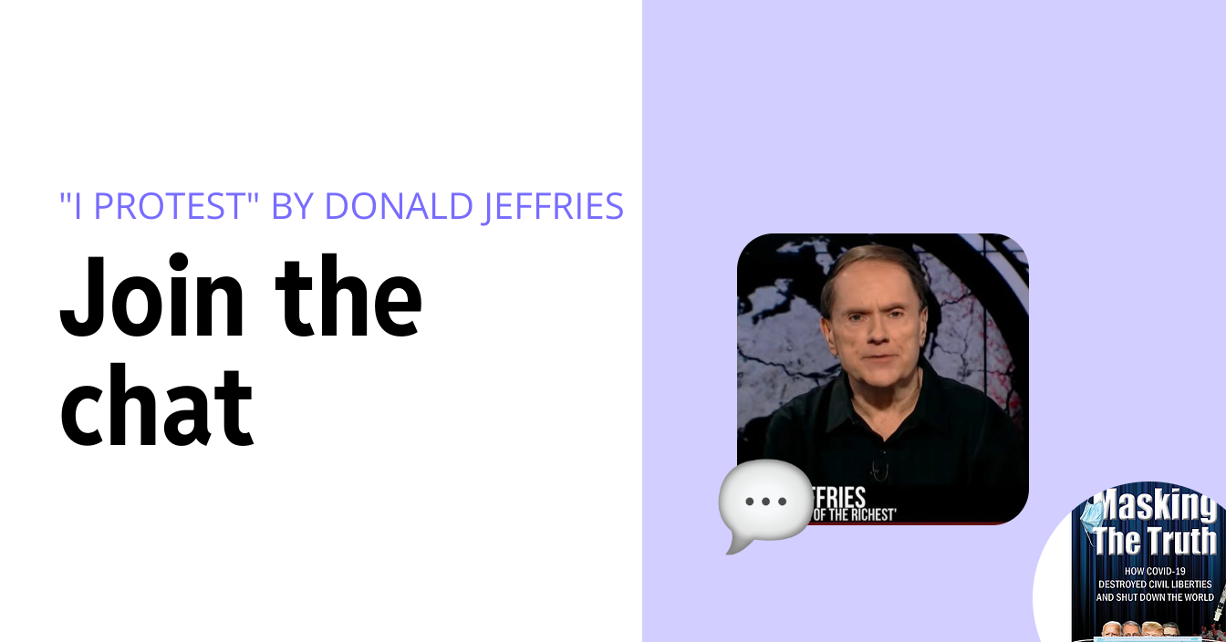 "I Protest" by Donald Jeffries chat
