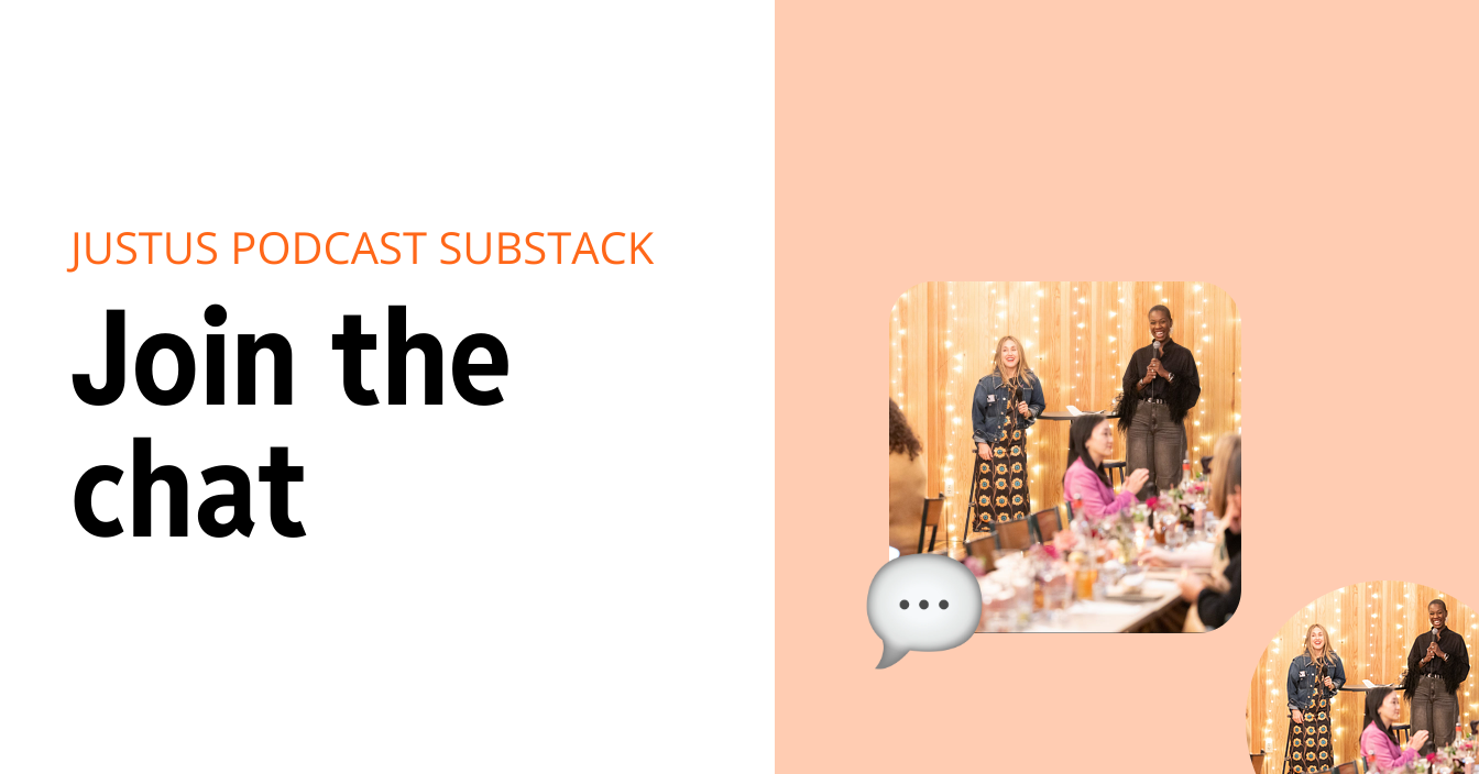 justUS Podcast Substack chat