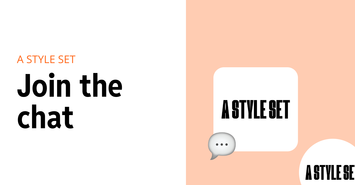 A Style Set chat