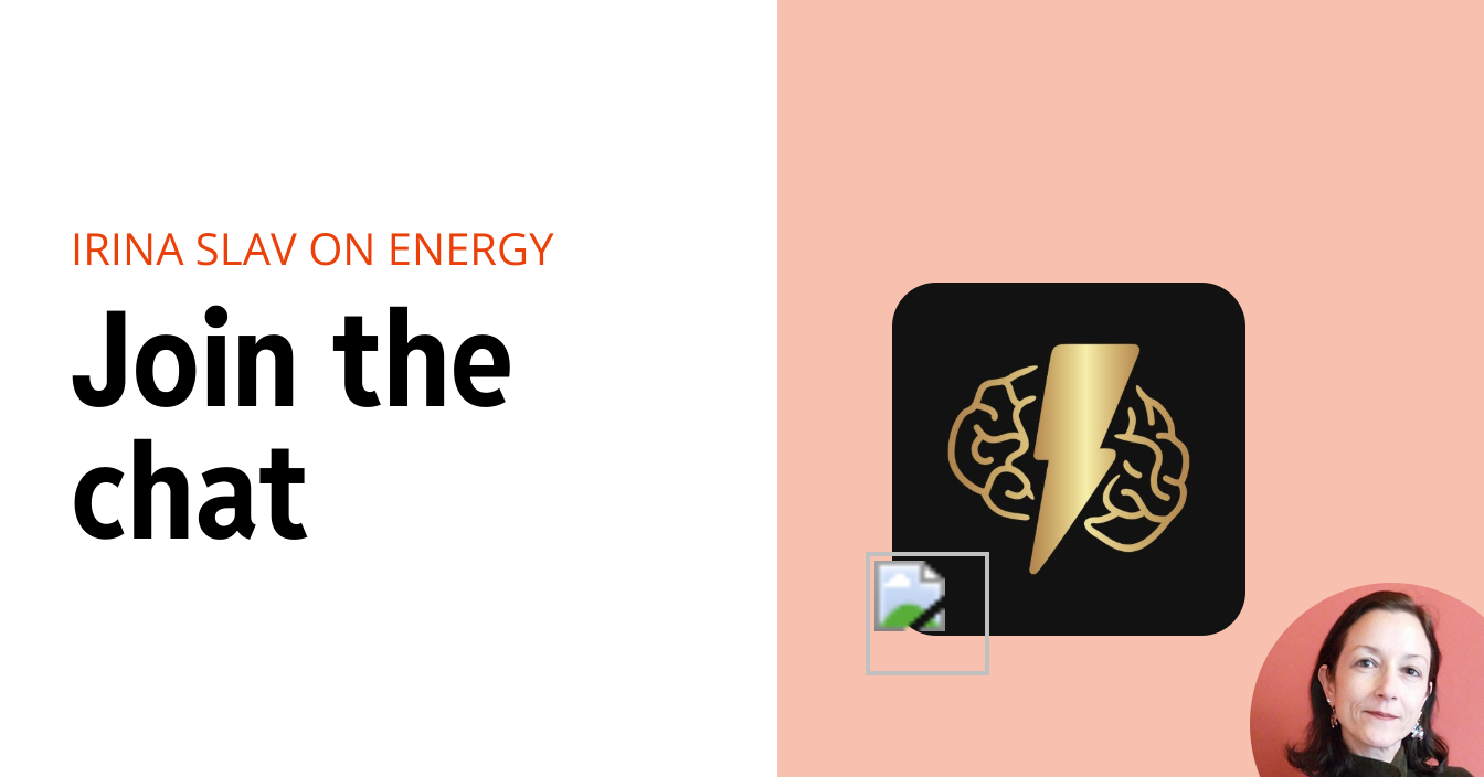 Irina Slav on energy chat