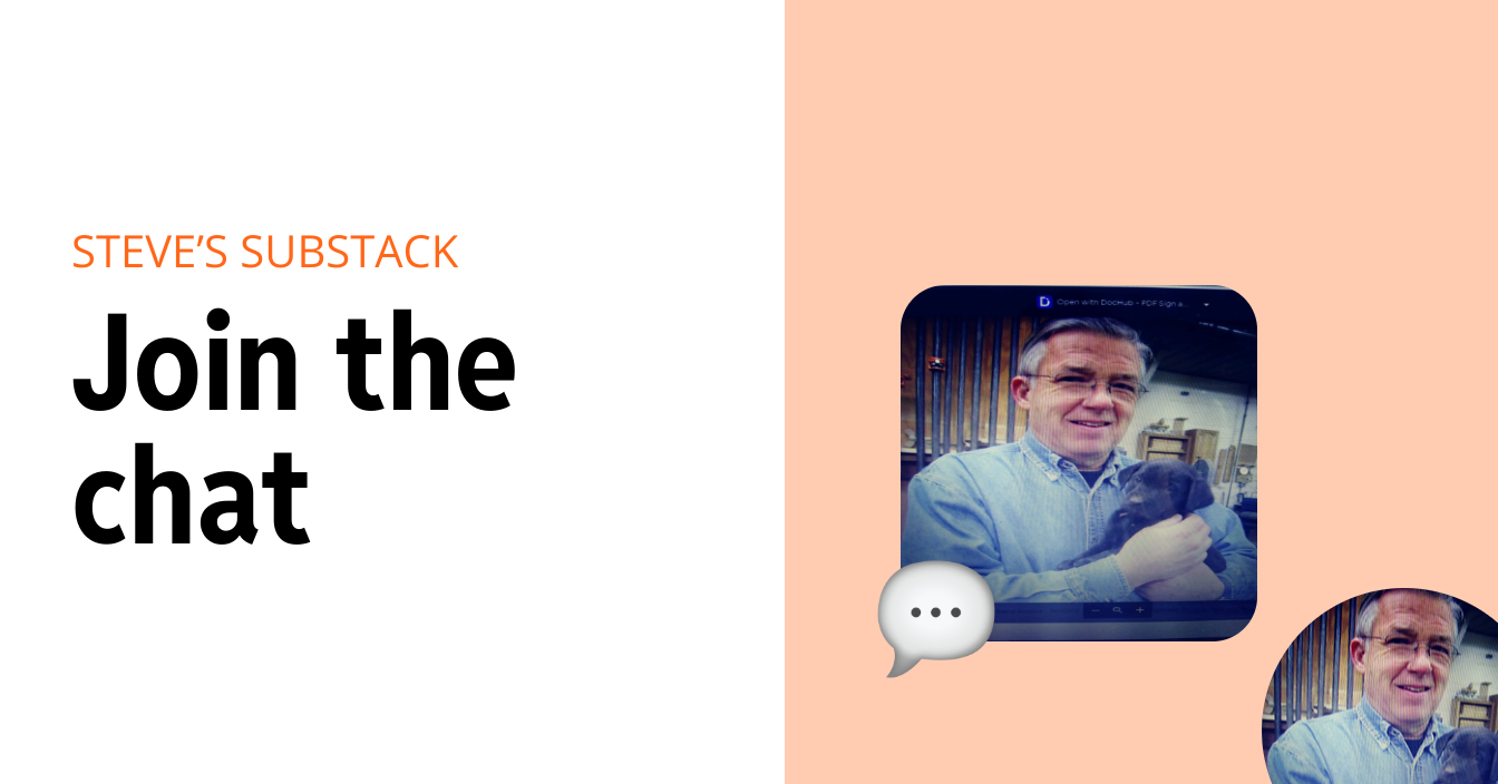 Steve’s Substack chat