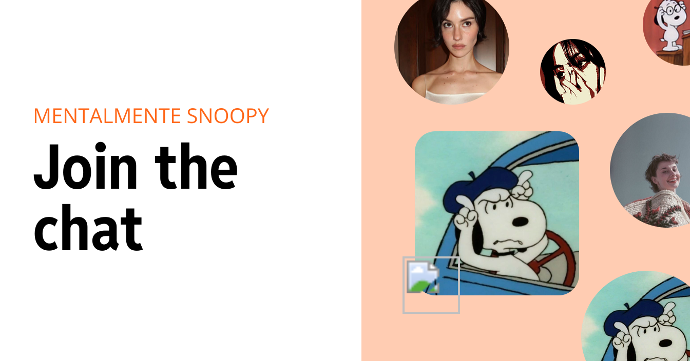 Mentalmente Snoopy chat