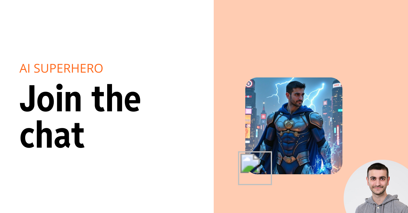 AI Superhero chat