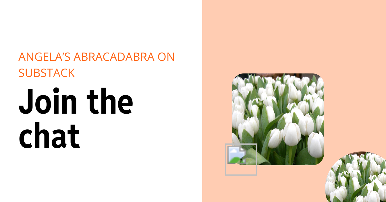 Angela’s Abracadabra on Substack chat