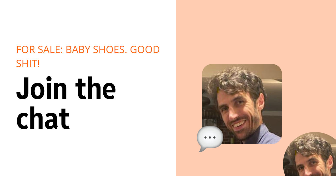 FOR SALE: Baby Shoes. Good Shit! chat