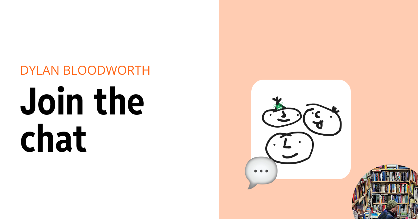 Dylan’s Substack chat