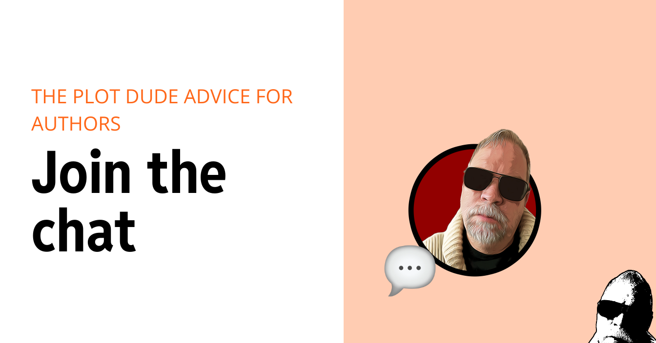 The Plot Dude Advice for Authors chat