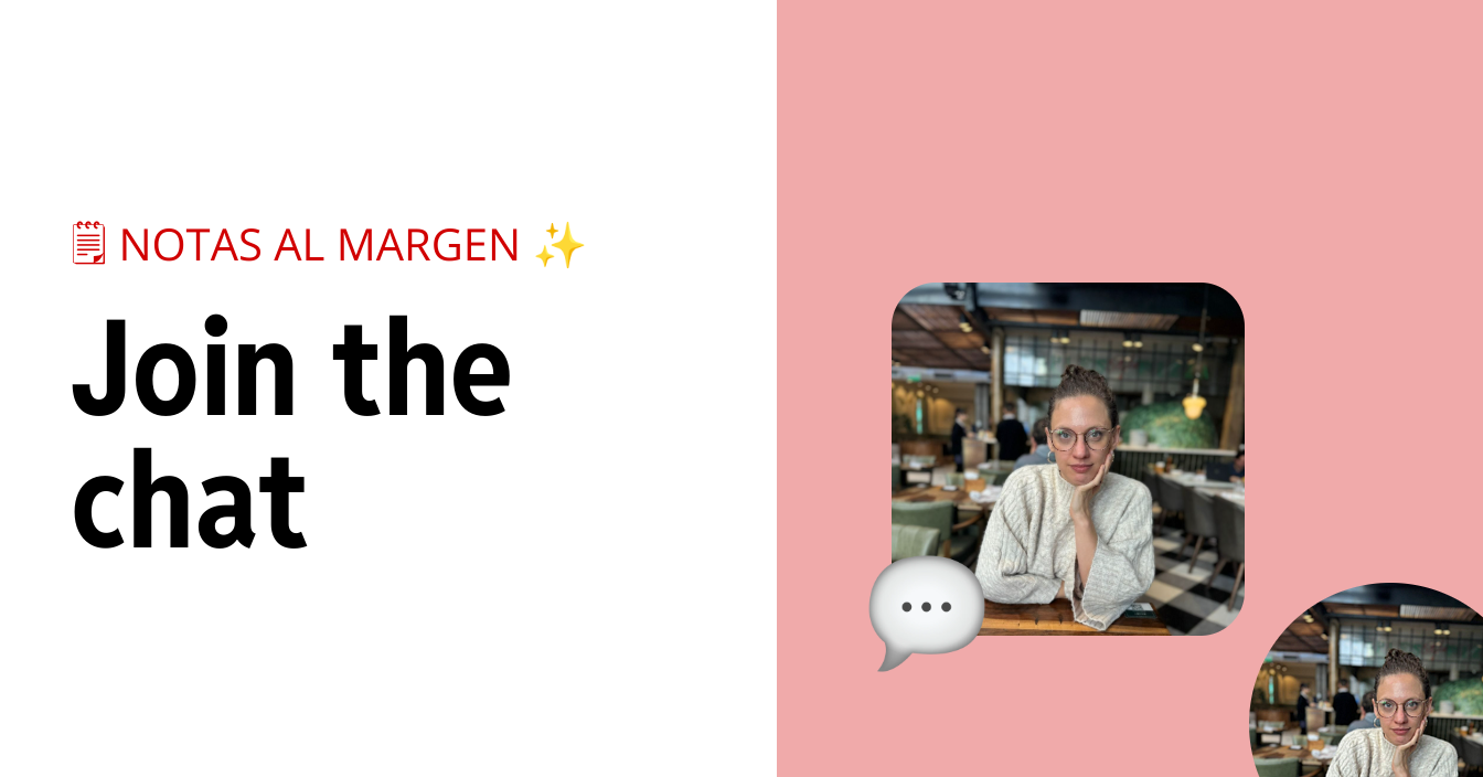 🗒 Notas al margen chat