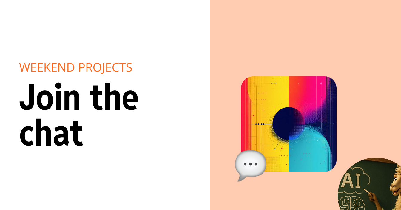 Weekend Projects chat