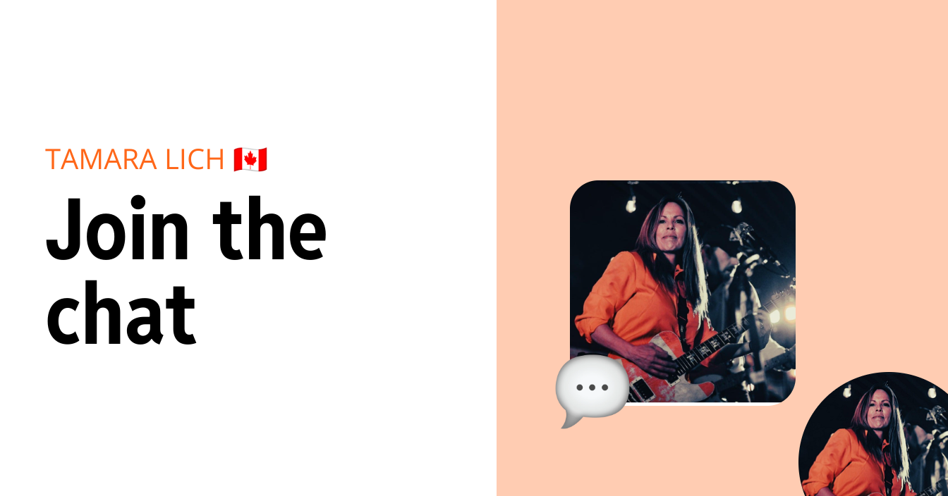 Tamara Lich 🇨🇦 chat