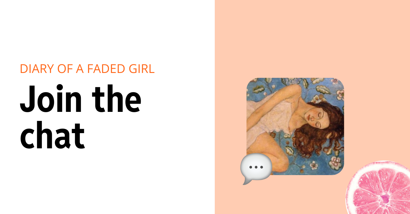 diary of a faded girl chat