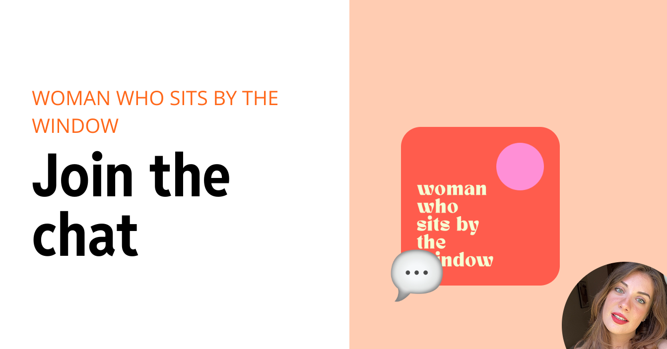 woman who sits by the window chat