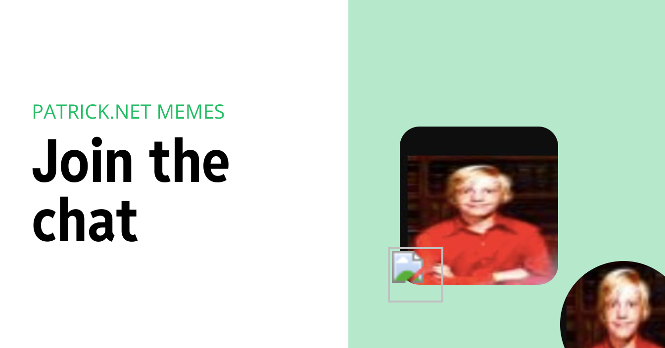 Patrick.net Memes chat