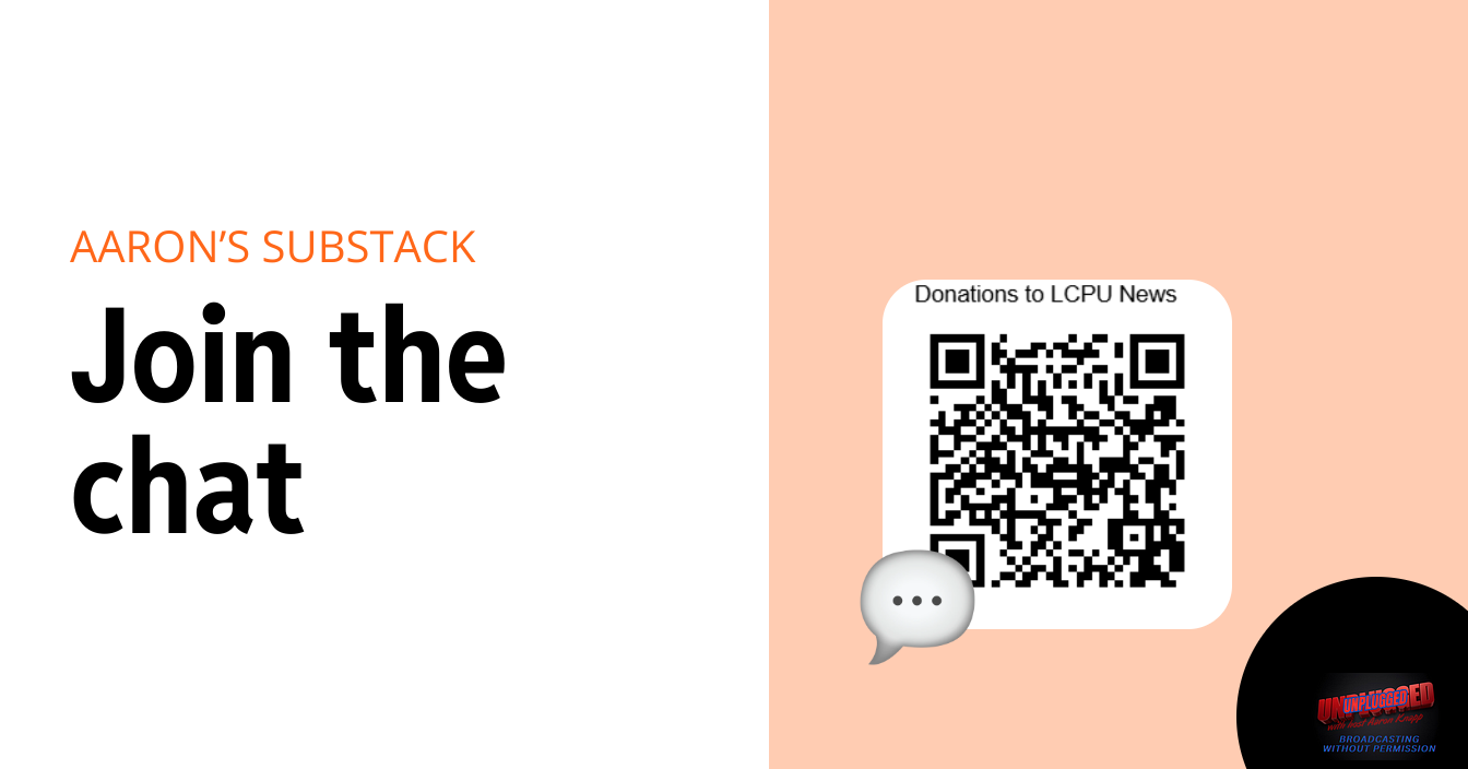 Aaron’s Substack chat