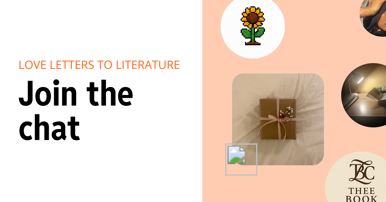 Love letters to literature chat