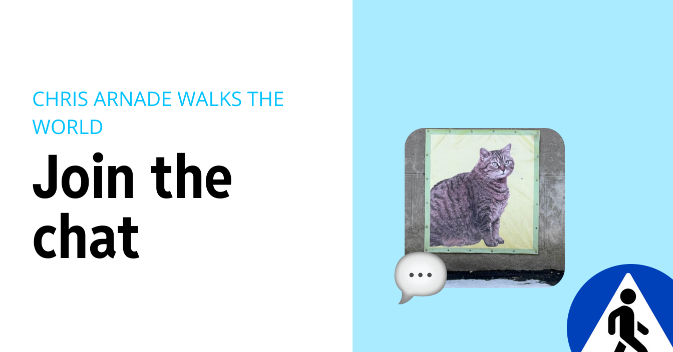 Chris Arnade Walks the World chat