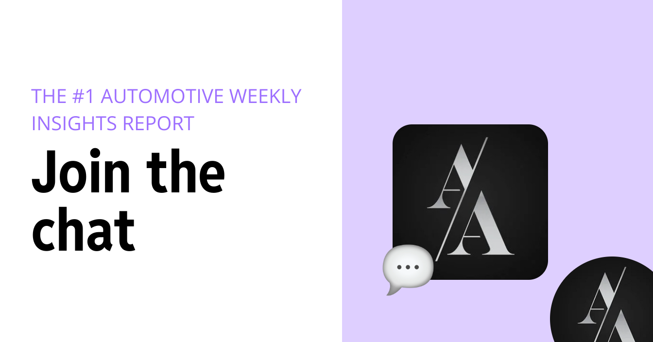 The #1 Automotive Weekly Insights Report chat